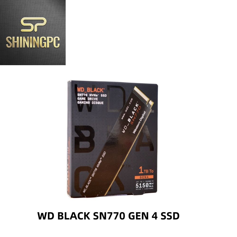 WD BLACK SN770 500GB | 1TB NVMe Internal Gaming SSD Solid State Drive ...