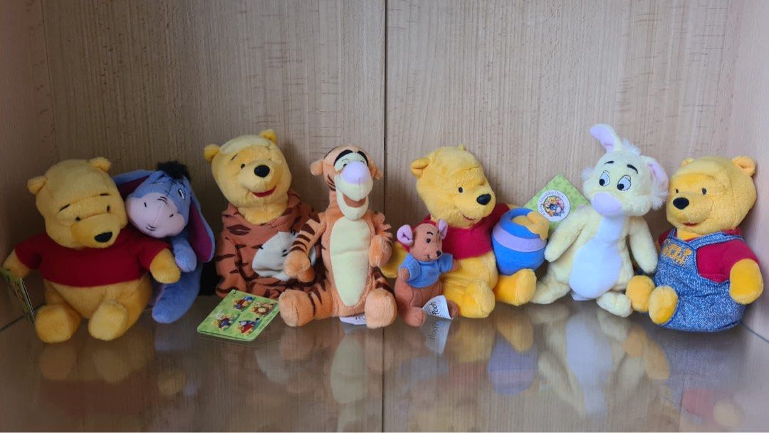 Winnie the Pooh Plushies Collection, Hobbies & Toys, Toys & Games on ...