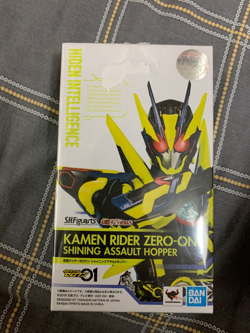幪面超人zero one 閃耀突擊蝗蟲shf Shf s.h.figuarts Kamen rider zero-one shinning assault hopper 全新末開, 興趣及遊戲 ...