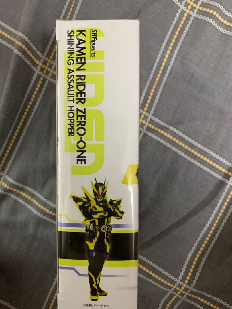 幪面超人zero one 閃耀突擊蝗蟲shf Shf s.h.figuarts Kamen rider zero-one shinning assault hopper 全新末開, 興趣及遊戲 ...