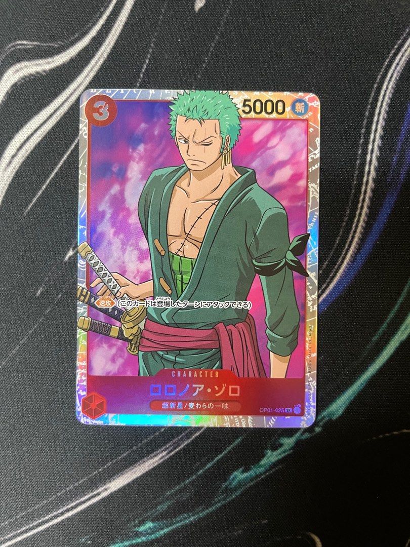 Zoro SR OP01-025, Hobbies & Toys, Toys & Games on Carousell