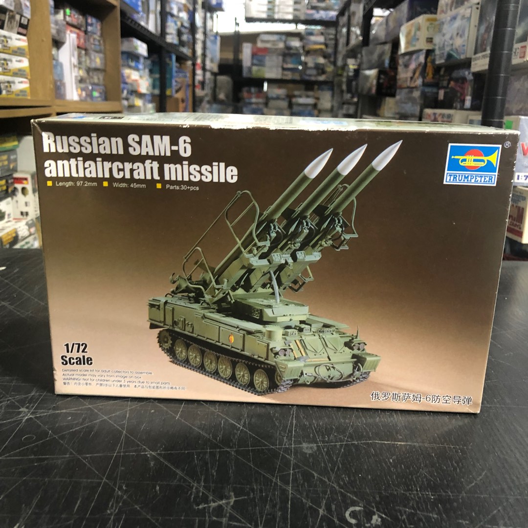 1/72 Trumpeter Russian SAM-6 Antiaircraft Missile Model Kit, Hobbies ...