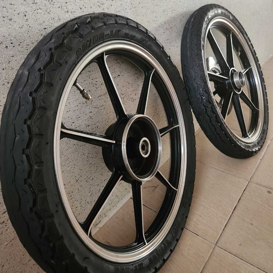 18 inch Rim with Tubeless Tyre Rxz Gto Sport Rim, Babies & Kids, Going ...