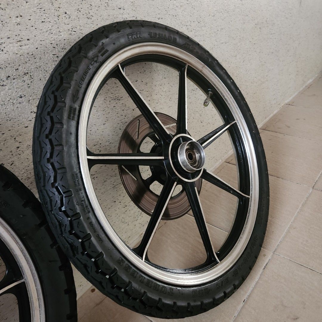 18 inch Rim with Tubeless Tyre Rxz Gto Sport Rim, Babies & Kids, Going ...