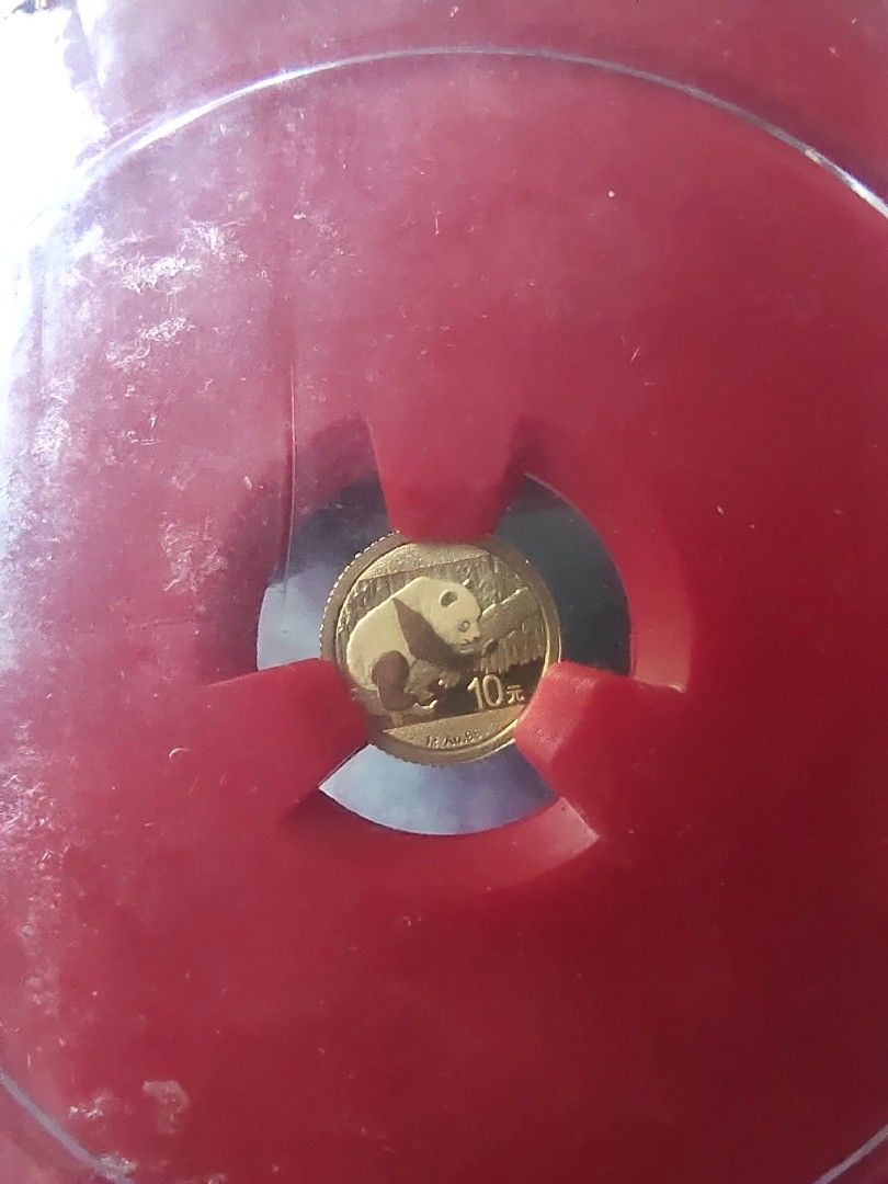 1 Gram Gold Coin Bank Of China, Hobbies & Toys, Collectibles ...