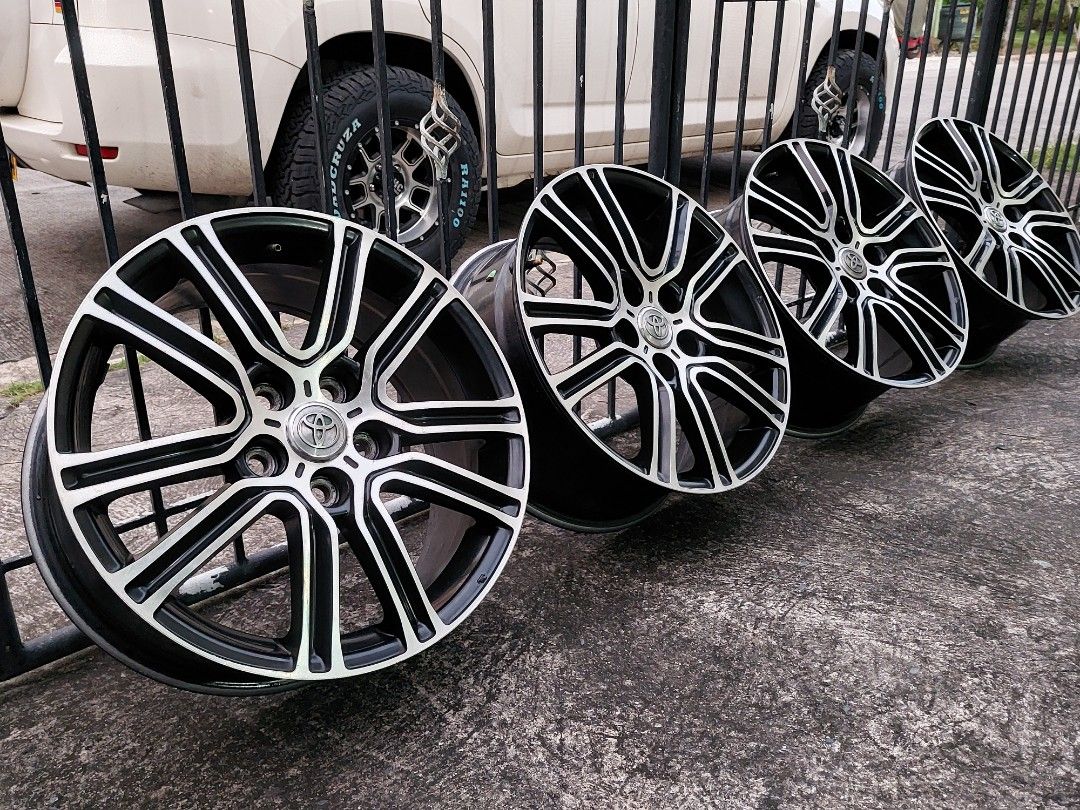2017 Camry Limited Mags 17 inch 5x114 Alphard Look fit rav4 innova ...