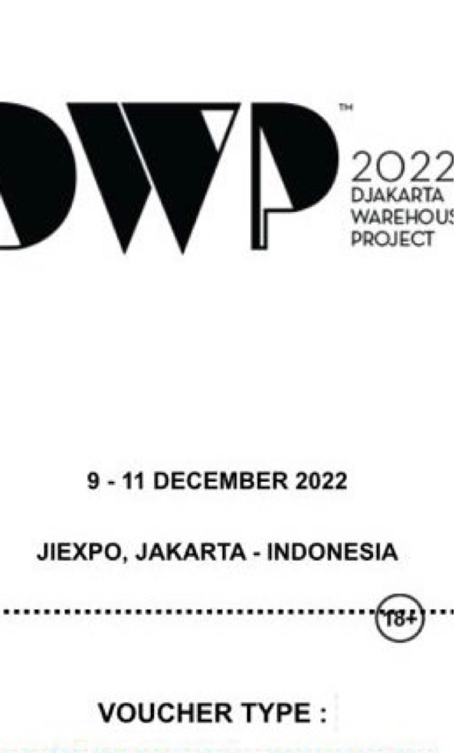 2022 DWP d jakarta warehouse project ticket, Tickets & Vouchers, Event ...