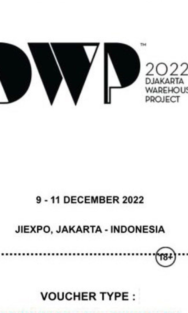 2022 DWP d jakarta warehouse project ticket, Tickets & Vouchers, Event ...