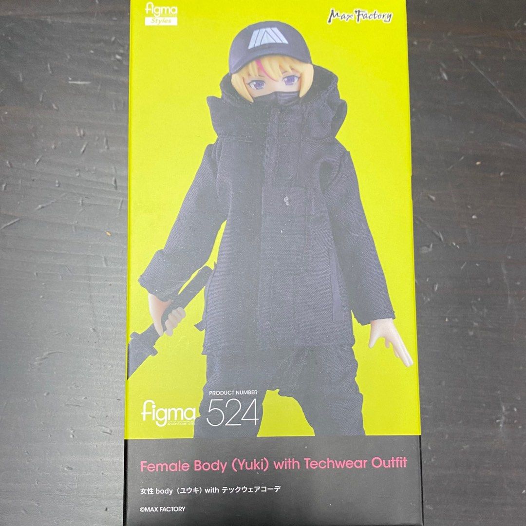 全新 日版 未開 Goodsmile Figma 524 女性 Body Yuki With 機能服 Figma Styles Female