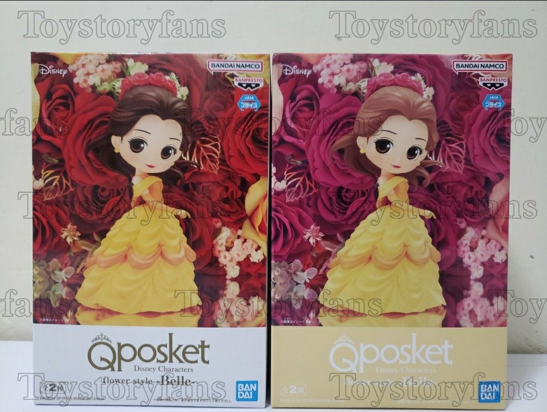 《靚盒》日版 全新 Qposket Disney Characters Flower Style Beauty And The Beast 美女與野獸 Belle Qposket qp ...