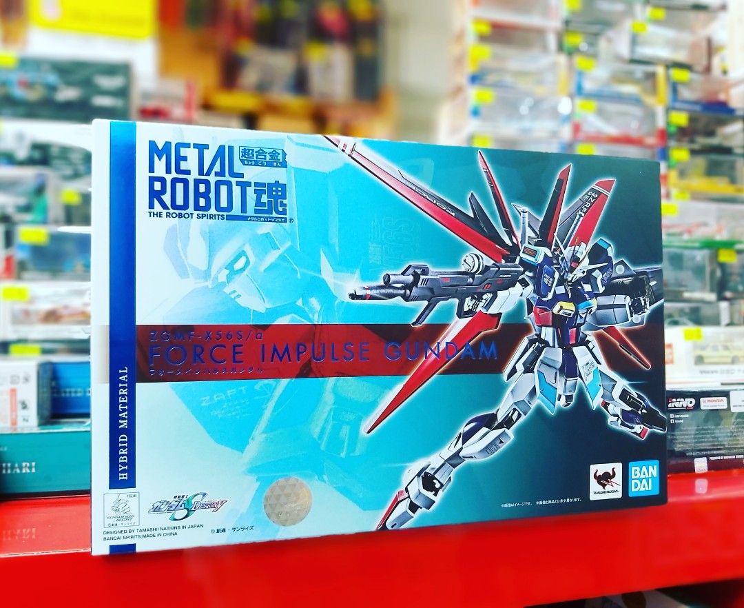 全新 BANDAI METAL ROBOT 魂 GUNDAM SEED DESTINY FORCE IMPULSE GUNDAM 脈衝高達, 興趣及遊戲, 玩具 & 遊戲類 - Carousell