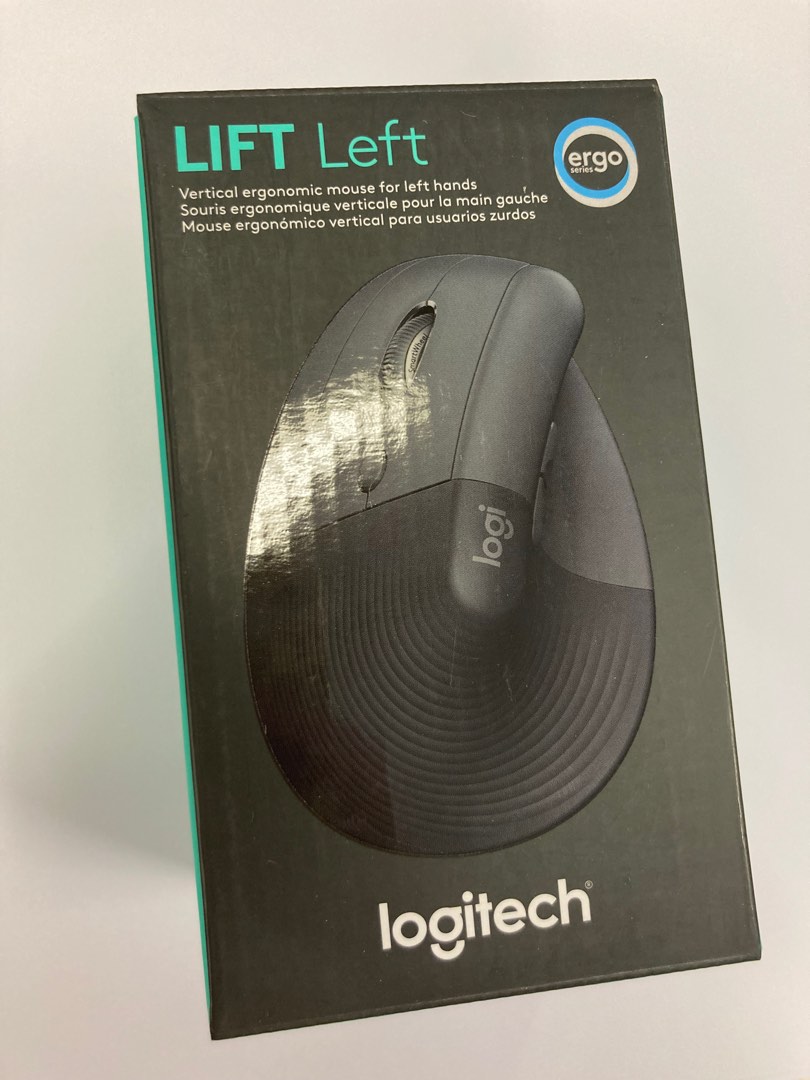 現貨 左手福音 left handed Logitech LIFT 人體工學垂直滑鼠, 電腦＆科技, 電腦周邊及配件, 電腦滑鼠及相關產品 ...