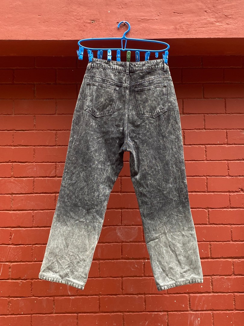Acid wash maong pants, Men's Fashion, Bottoms, Jeans on Carousell