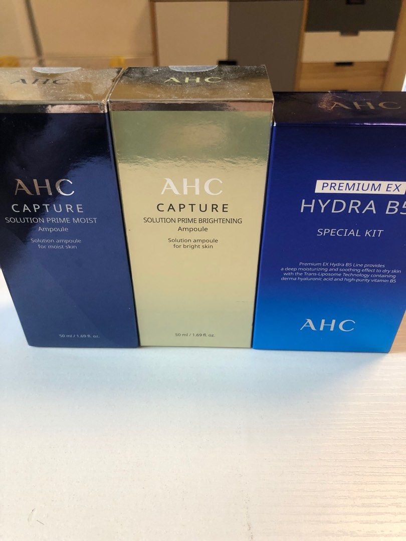 AHC solution prime moist ampoule, 美容＆化妝品, 健康及美容 - 皮膚護理, 面部 - 面部護理 ...