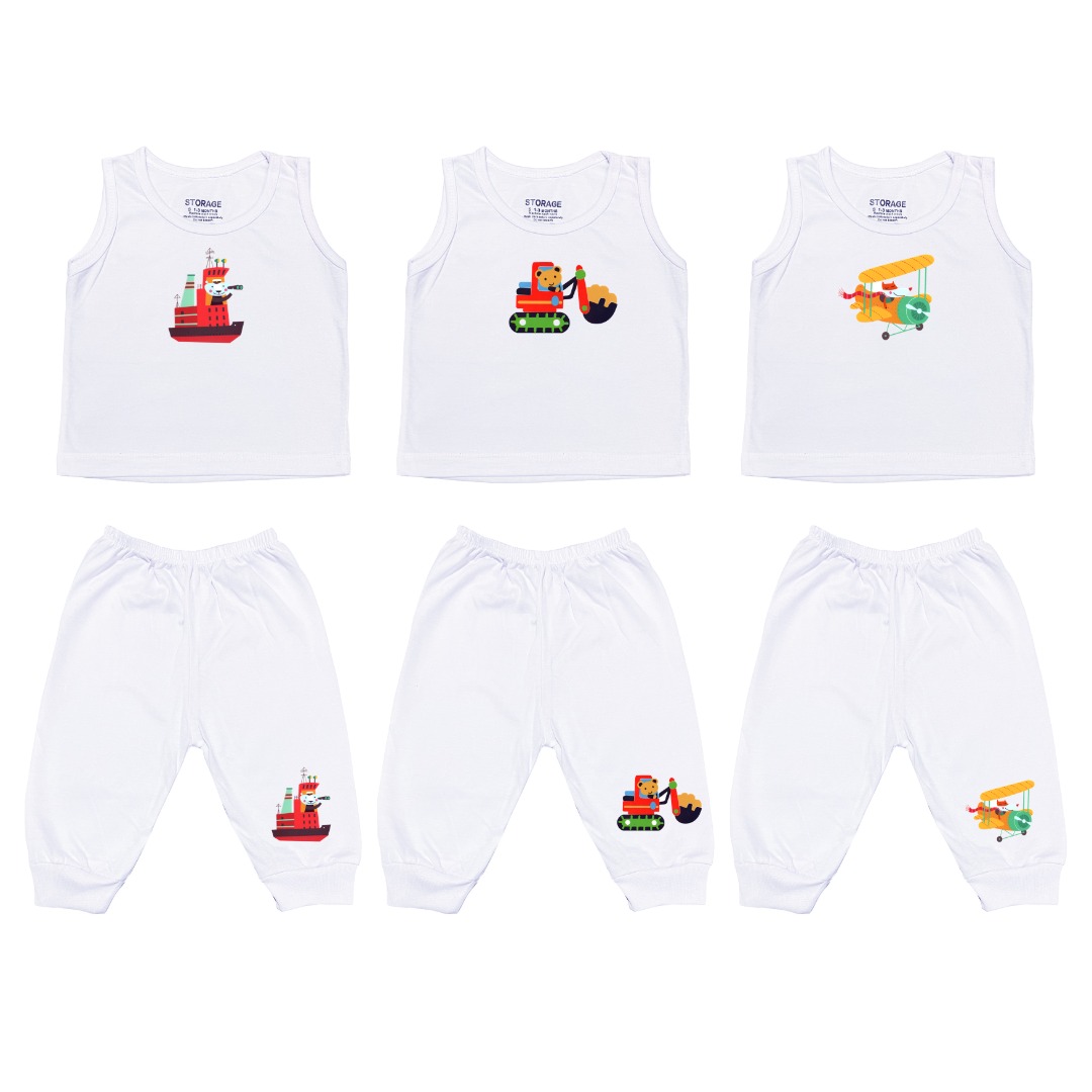 AJI Kids New Born Baby Boy&Girls "message me for your design" 3 Set ...