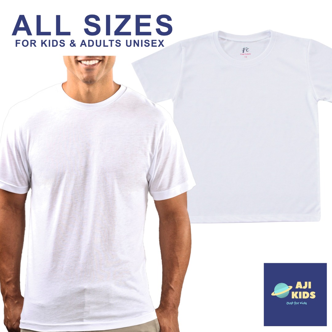 AJI Plain White Sando for Mens and Boys Kids and Adults, Babies & Kids ...