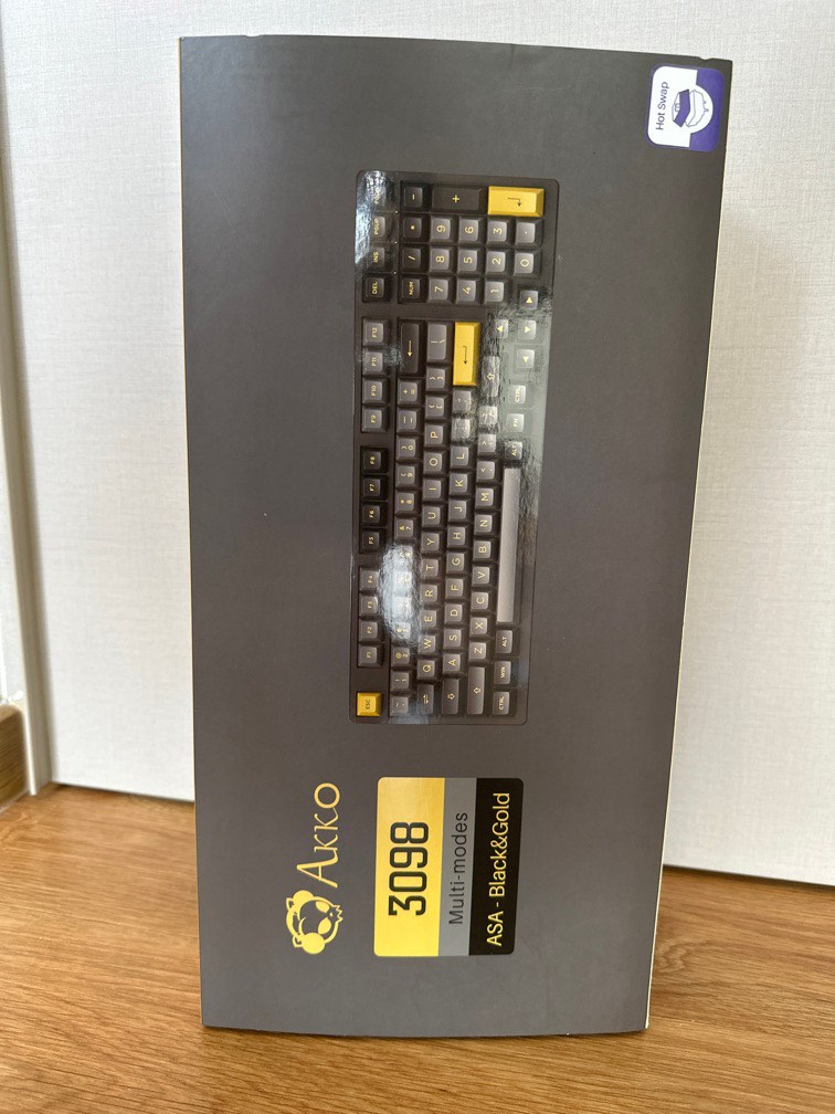 Akko 3098B ASA-Black & Gold, Computers & Tech, Parts & Accessories ...