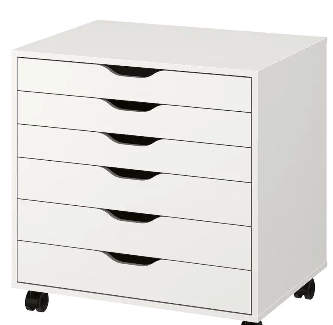 Alex drawer chest filing cabinets castor unit, Furniture & Home Living ...