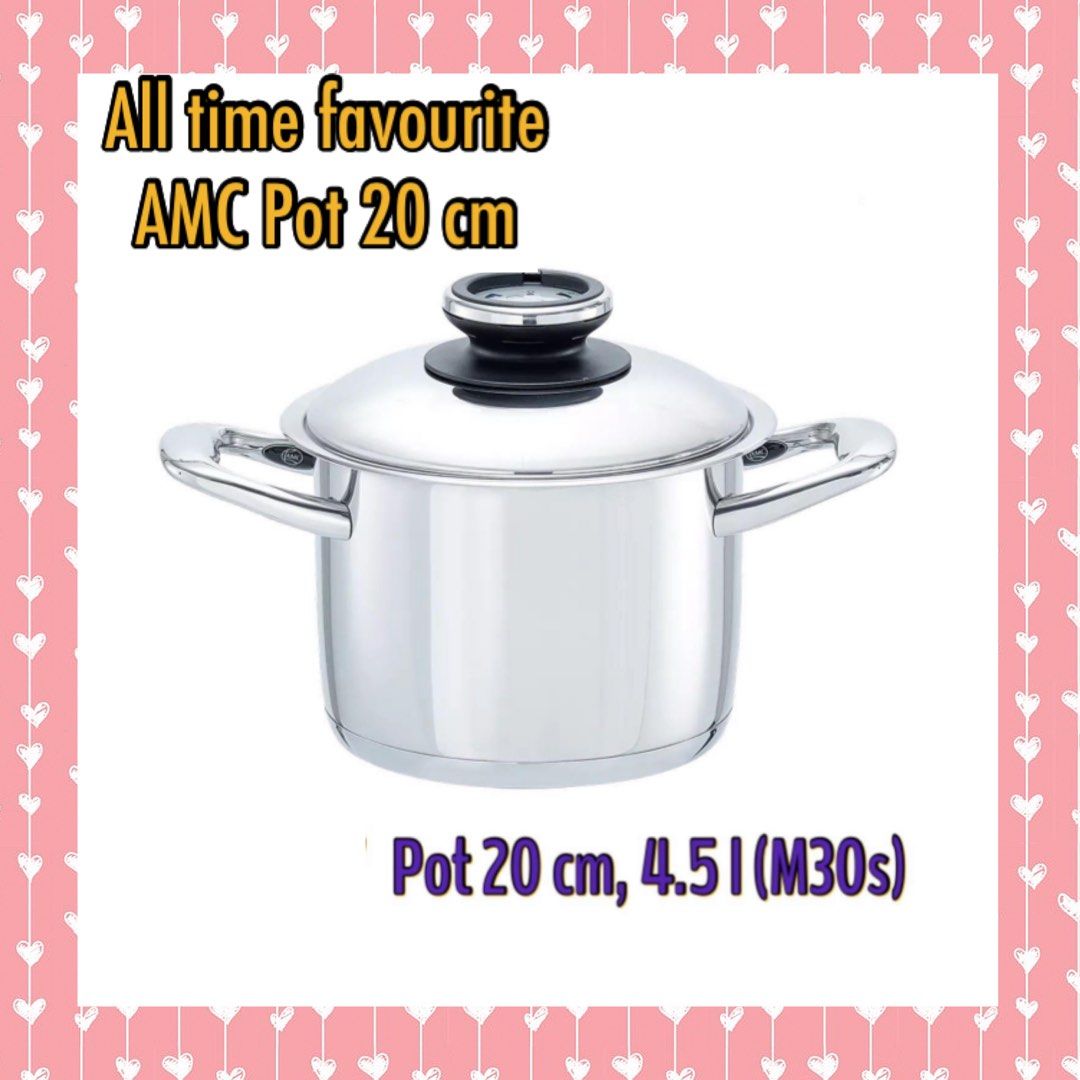 AMC Pot, Furniture & Home Living, Kitchenware & Tableware, Cookware ...