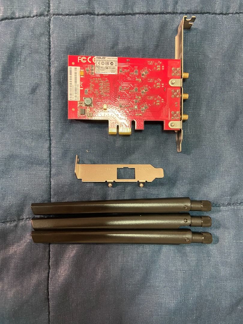 ASUS PCE-AC68 PCI-E Wifi Adapter 802.11ac 3x3, Computers & Tech, Parts ...