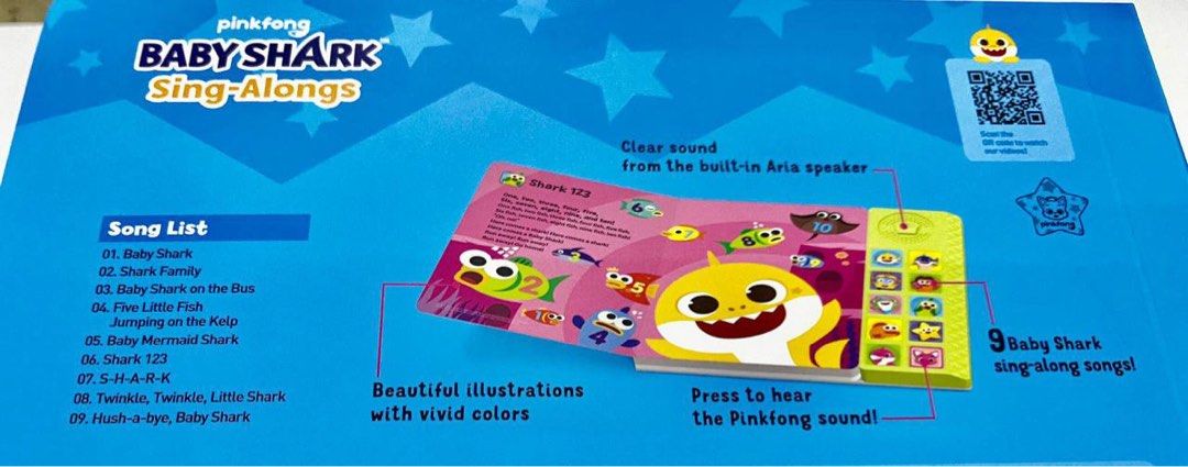 BABY SHARK SONG BOOK, Hobbies & Toys, Books & Magazines, Children's ...