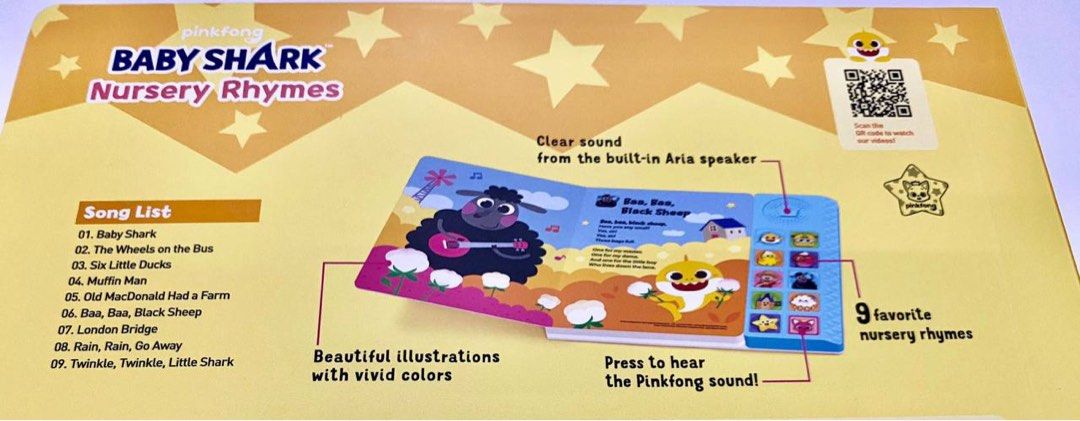 BABY SHARK SONG BOOK, Hobbies & Toys, Books & Magazines, Children's ...