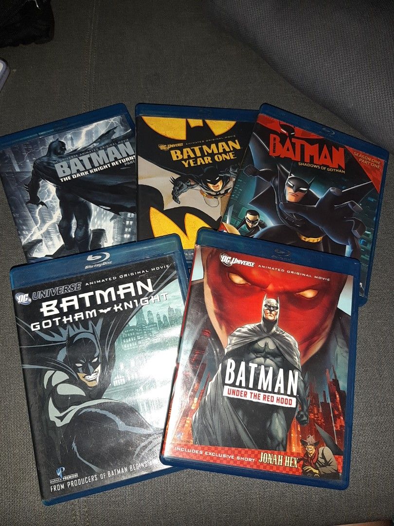 Batman animated bundle bluray, Hobbies & Toys, Music & Media, CDs ...