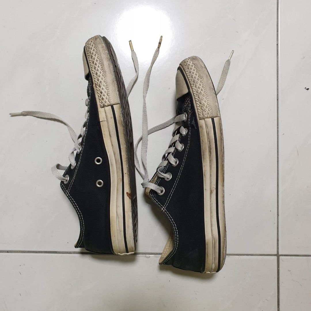 Unisex Black converse, Men's Fashion, Footwear, Sneakers on Carousell