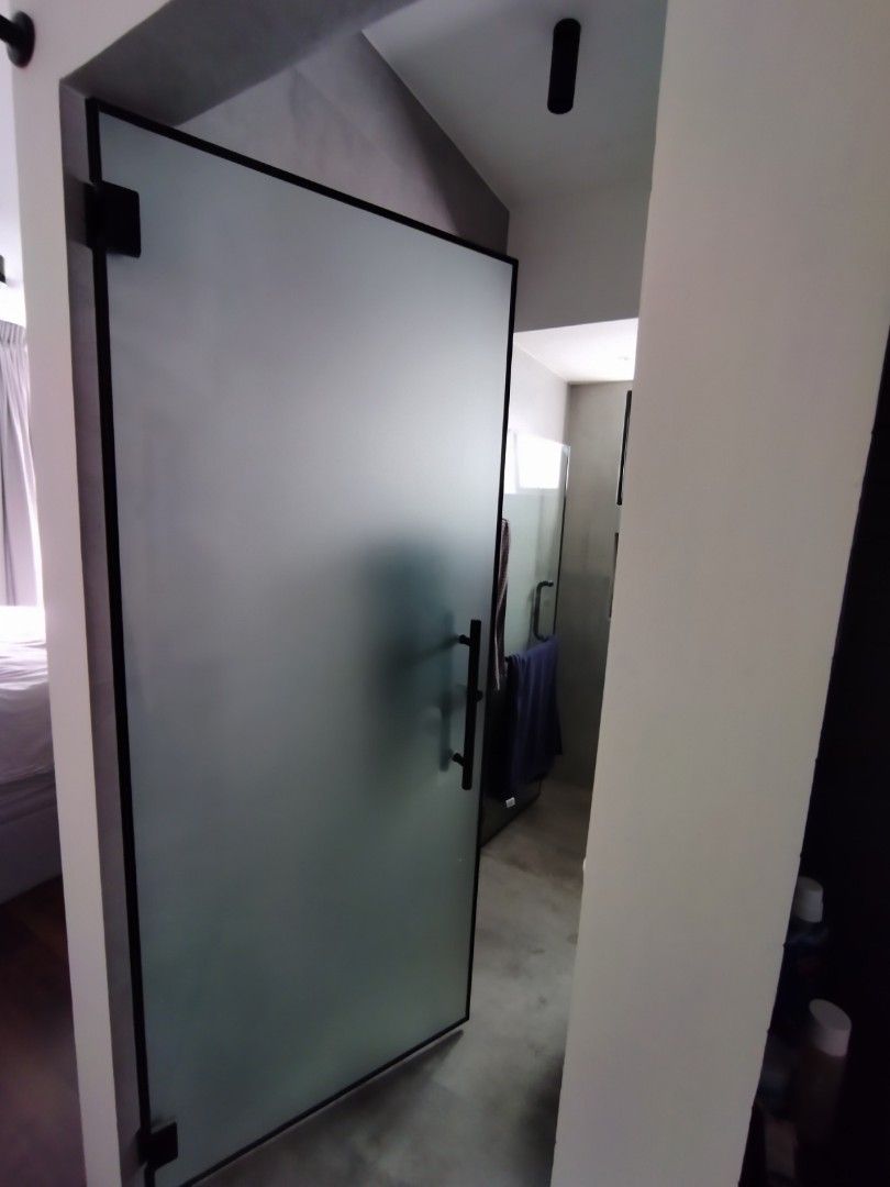Blackout film/Privacy film for toilet, Furniture & Home Living, Home ...
