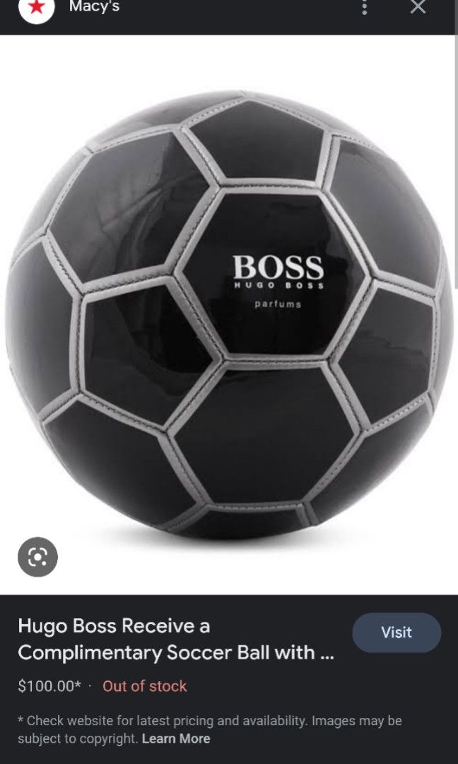 Boss perfum soccer ball football not adidas nike, Sports Equipment ...