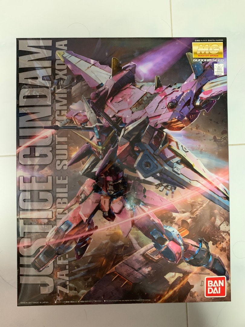 Brand New MG Master Grade Justice Gundam 1/100 Bandai, Hobbies & Toys ...