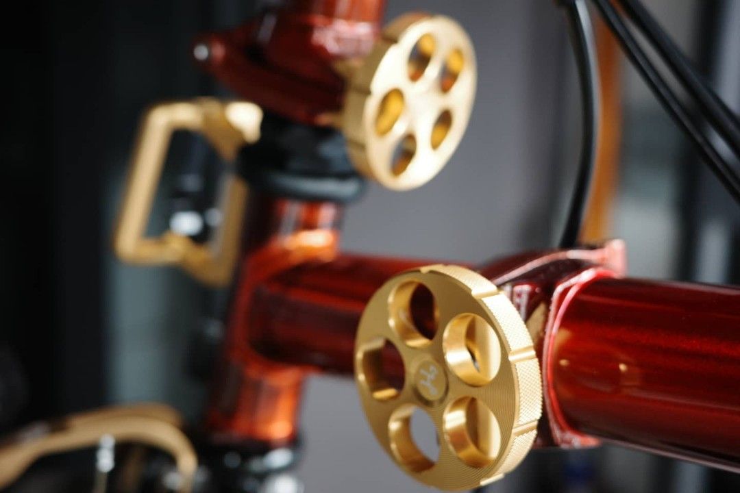 Brompton Flame Lacquer Black Edition S6L-X Super Light Discontinued ...