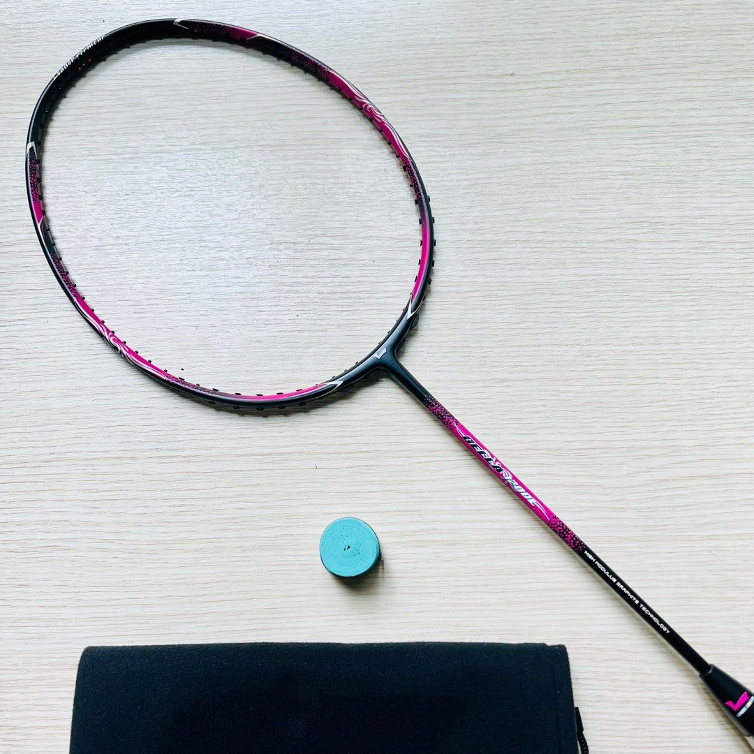 [Bundle] Brand New Leader Armour Bella 1200L 5U Badminton Racket ...