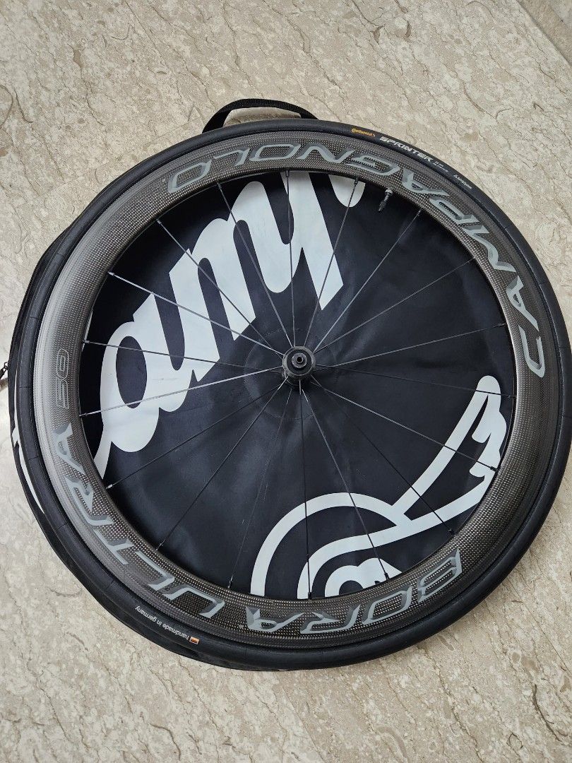 Tubular Campagnolo Bora Ultra 50 Front Wheel, Sports Equipment ...