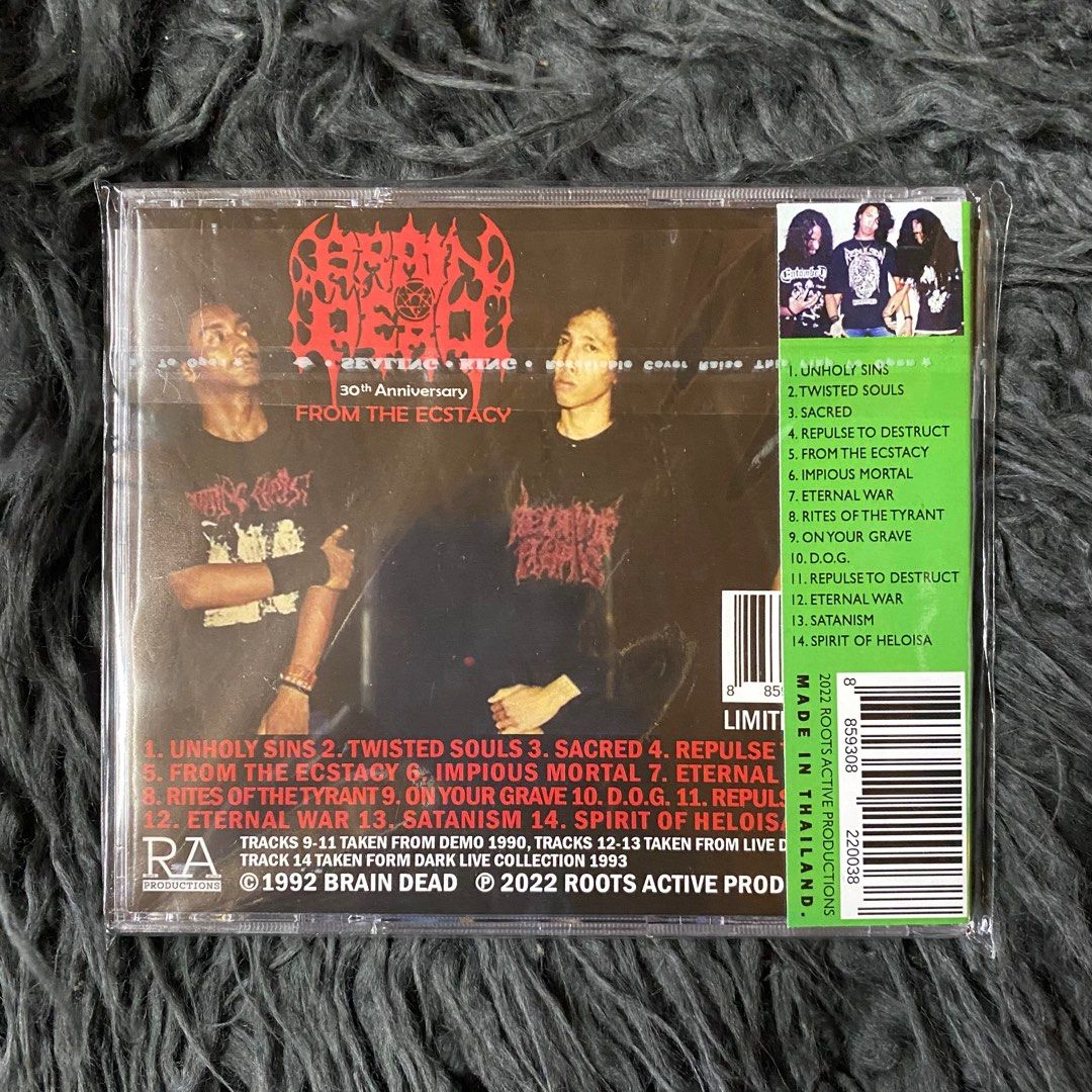 CD BRAIN DEAD -From the Ecstacy, Hobbies & Toys, Music & Media, CDs ...