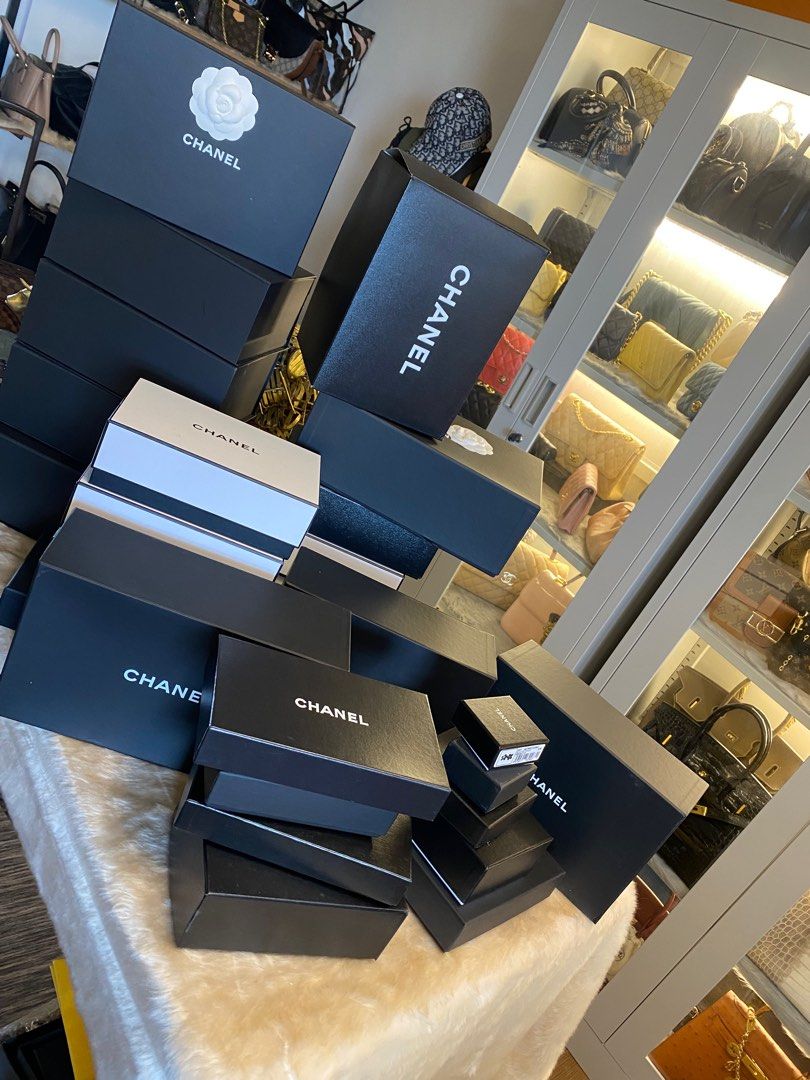 Chanel boxes, Luxury, Bags & Wallets on Carousell