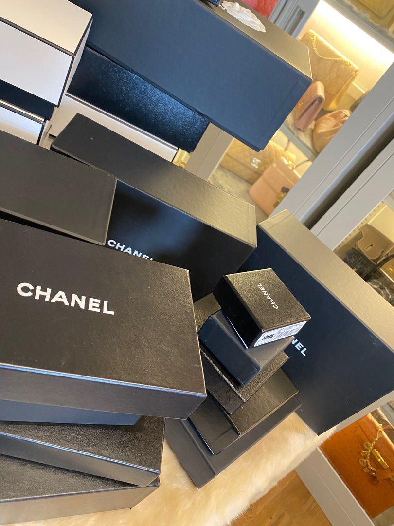 Chanel boxes, Luxury, Bags & Wallets on Carousell