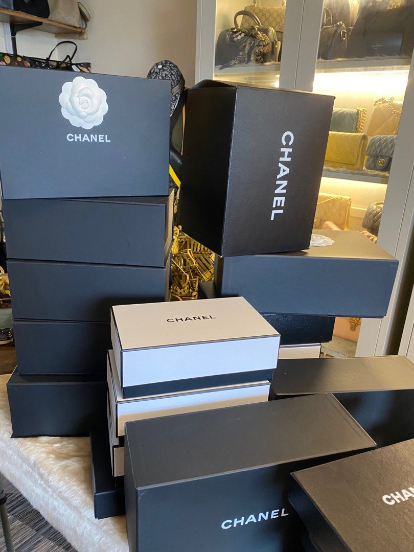 Chanel boxes, Luxury, Bags & Wallets on Carousell