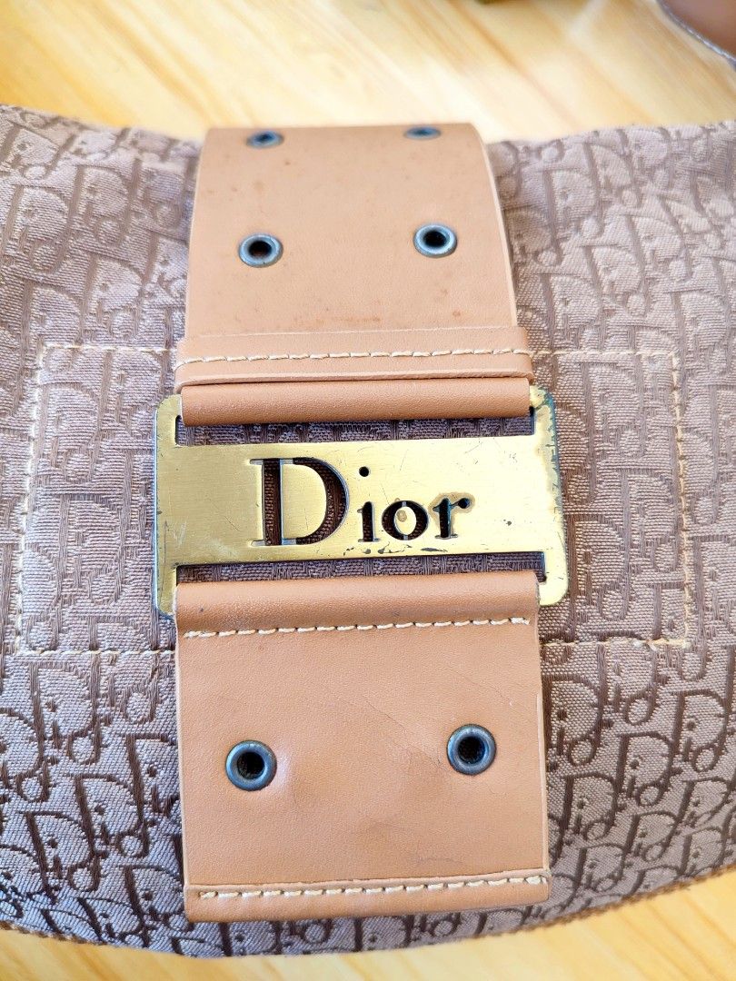 Christian Dior Half Moon Sling Bag, Luxury, Bags & Wallets on Carousell