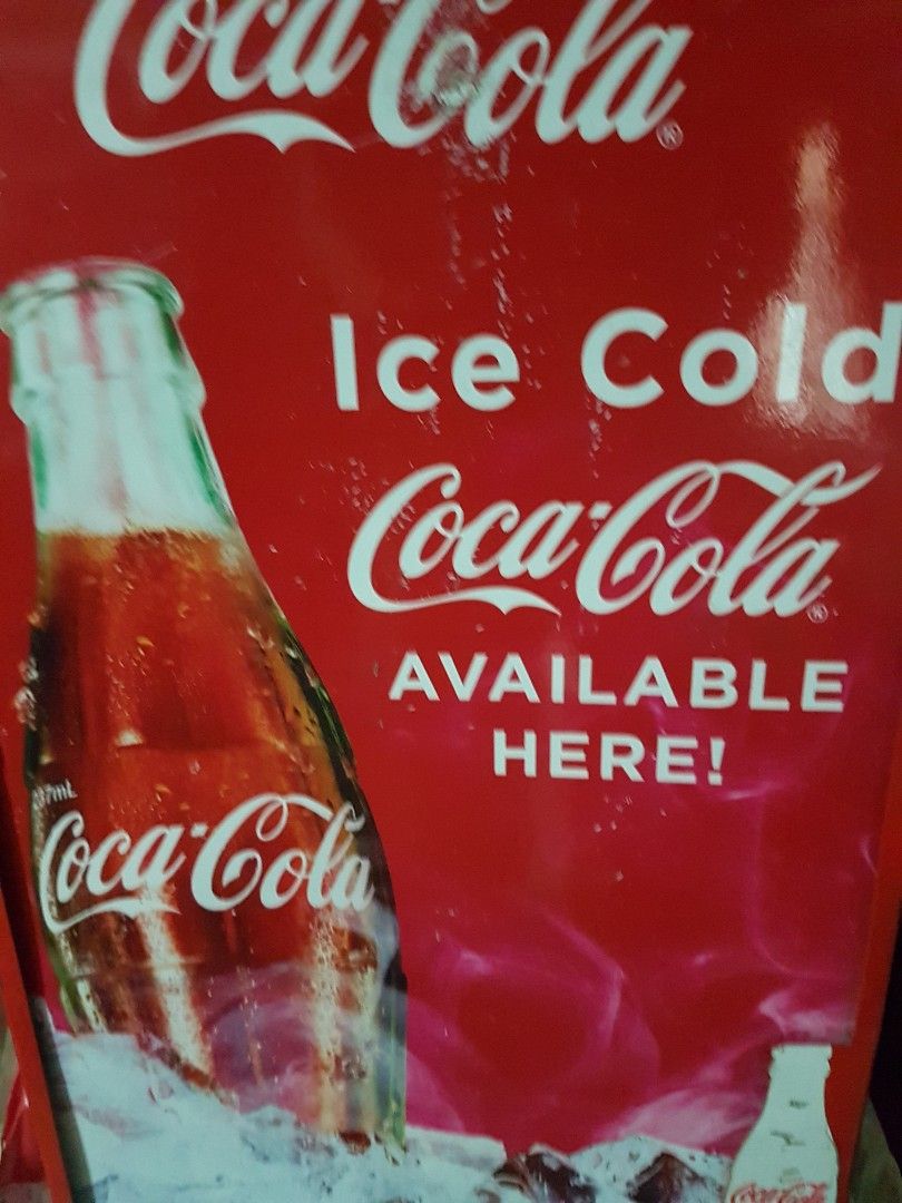 COCA COLA METAL SIGN COKE SIGNAGE, Hobbies & Toys, Memorabilia ...