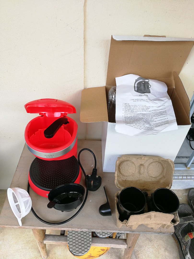 Coffee Maker Model: HL-688 (0.3L), TV & Home Appliances, Kitchen ...