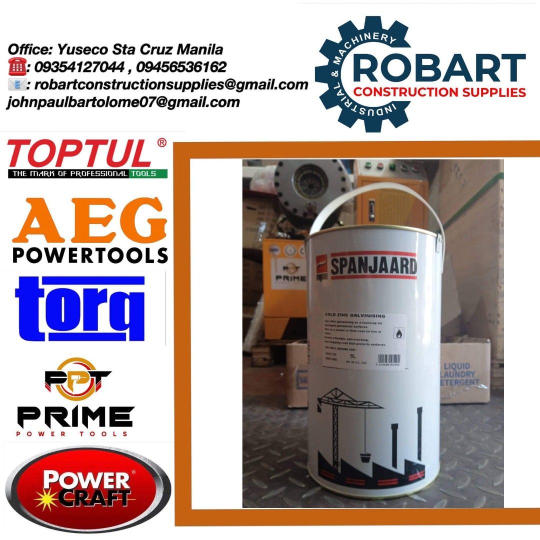 Cold zinc galvanizing paint, Commercial & Industrial, Construction ...