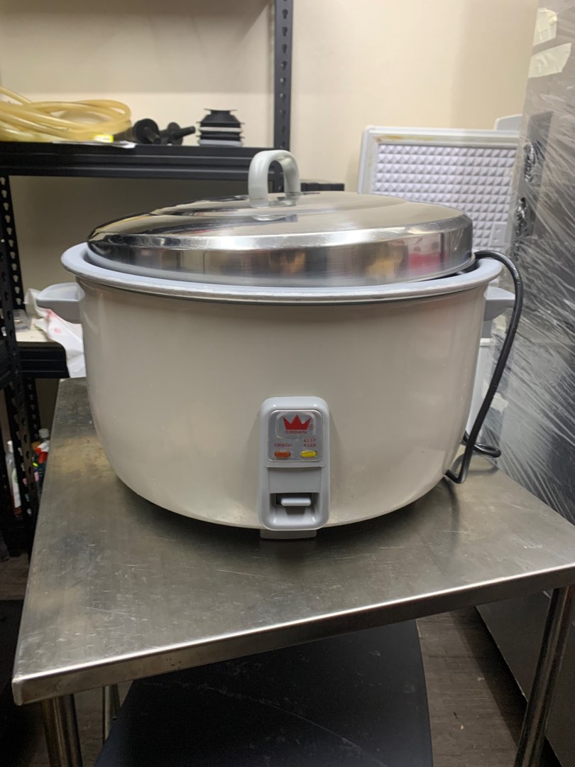 Commercial Rice cooker Crown 12 Litres, TV & Home Appliances, Kitchen ...