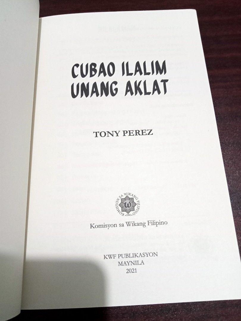 Cubao Ilalim: Unang Aklat, Hobbies & Toys, Books & Magazines, Fiction ...