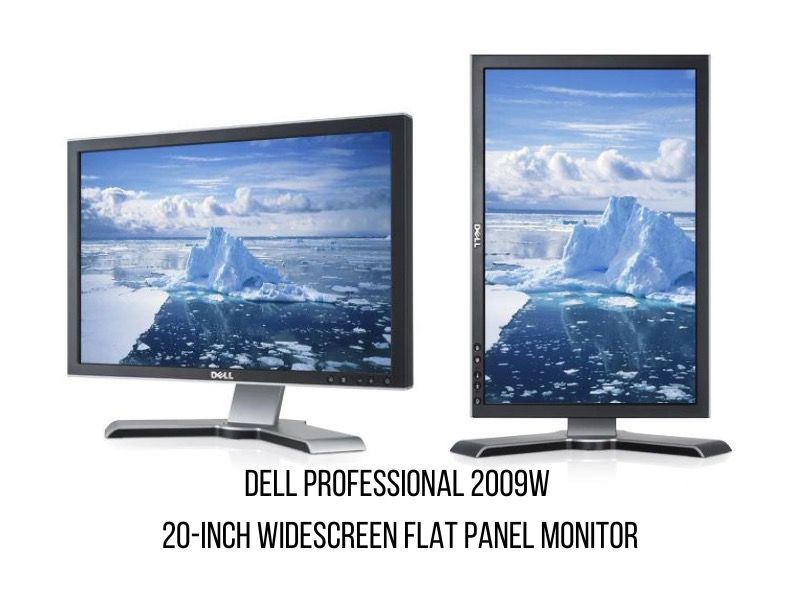 DELL 2009W 20-inch, Height-adjustable Stand, Widescreen Flat Panel ...