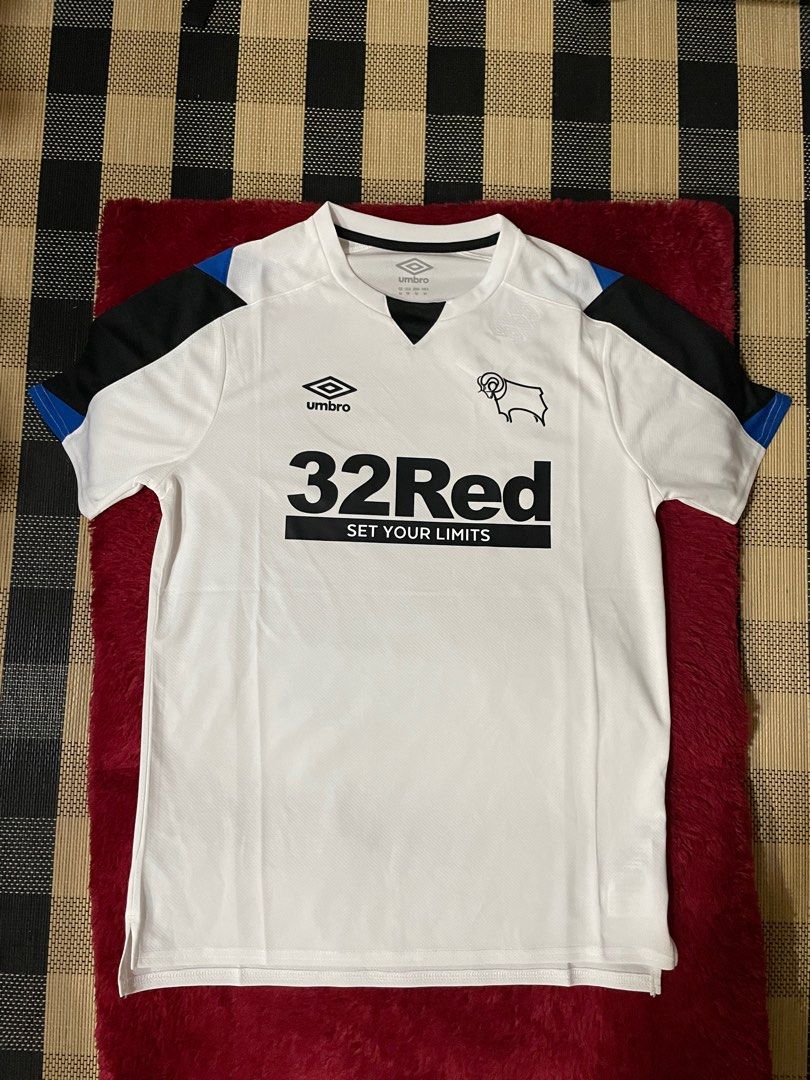 Derby County Home Jersey, Men's Fashion, Activewear on Carousell