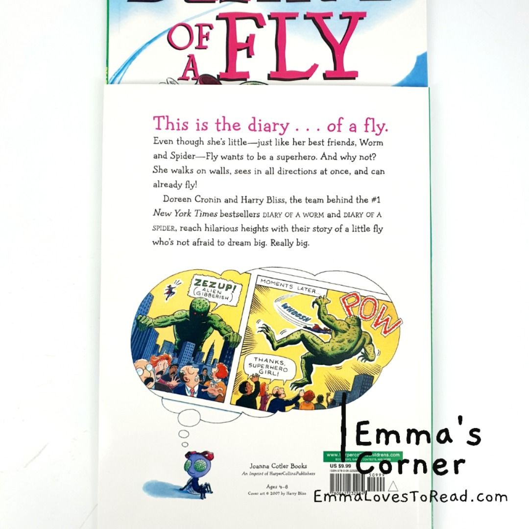 Diary of a Fly by Doreen Cronin PB, Hobbies & Toys, Books & Magazines ...