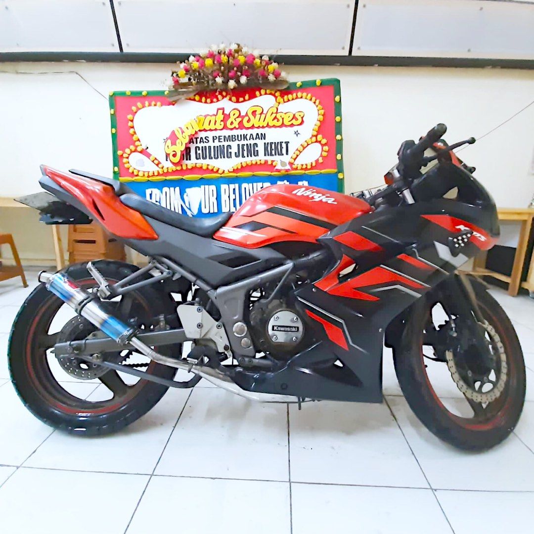 Dijual Motor Ninja RR 2015 Orange Kondisi terawat dan Surat Lengkap ...