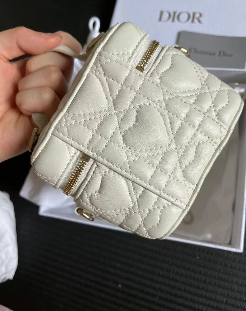 Dior mini box containing Lady Dior vanity micro bag, Women's Fashion ...