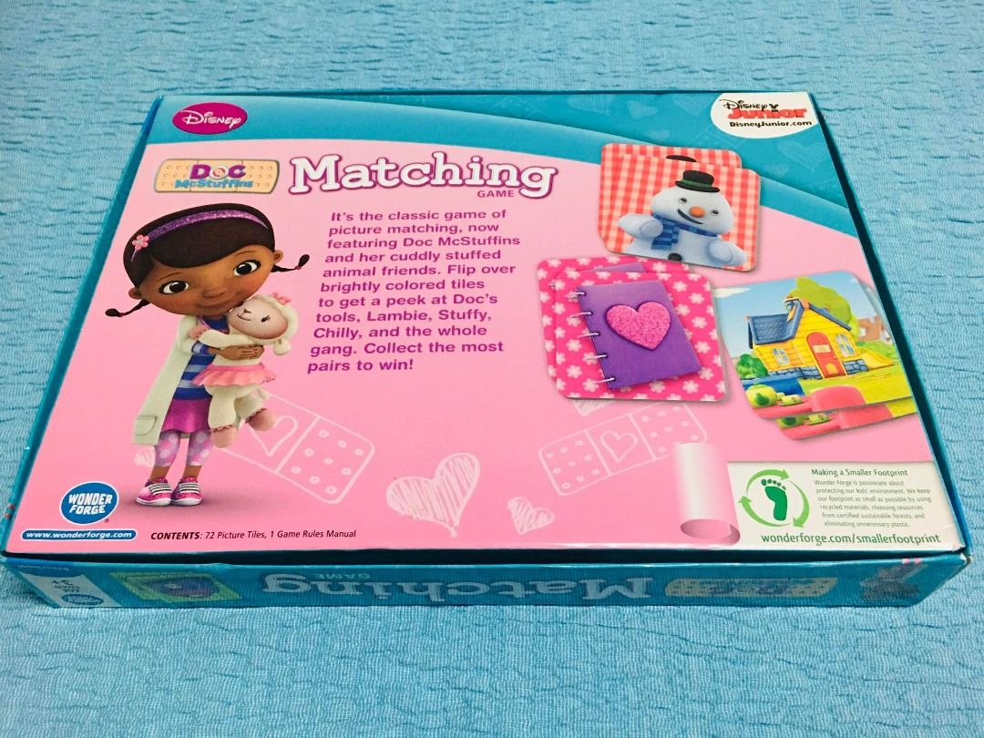Disney's Doc McStuffins Matching Game, Hobbies & Toys, Toys & Games on ...